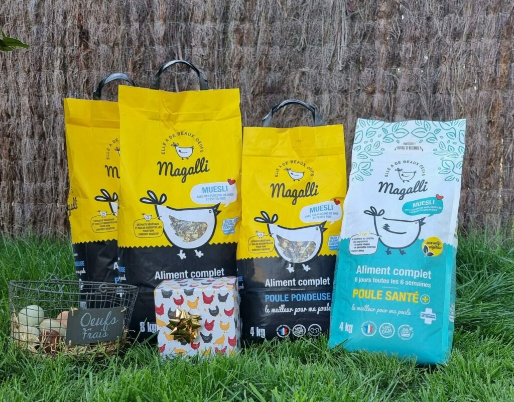 Box Muesli Pondeuse Bleu-Blanc-Cœur - Magalli